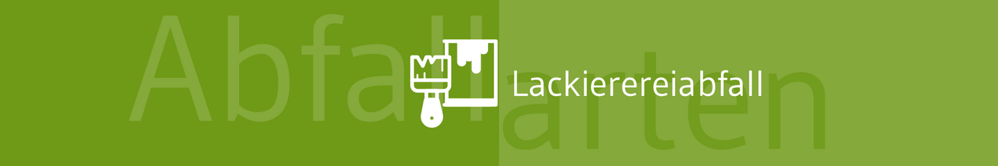 Abfallart Lackierereiabfälle // REMONDIS Entsorgung